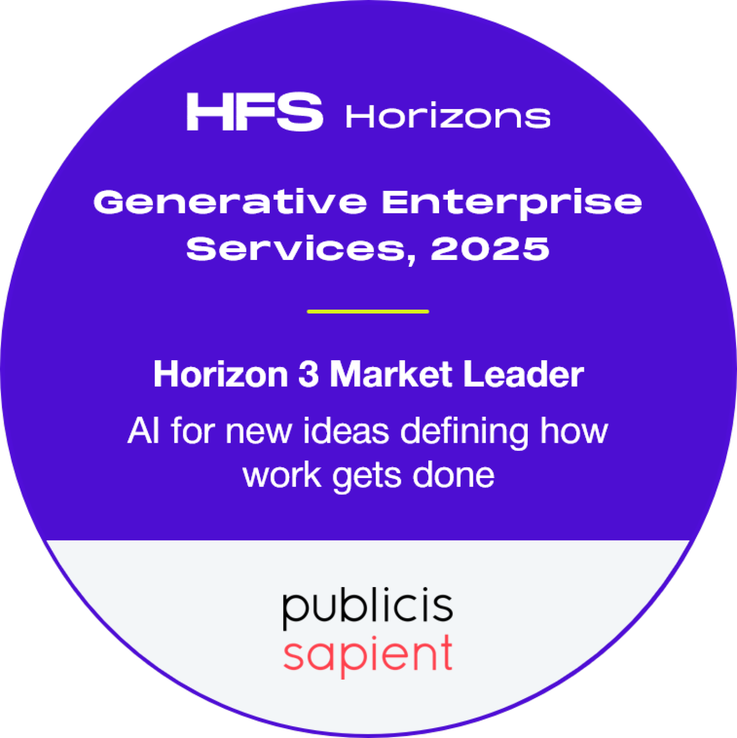 Publicis Sapient Is Named A 2025 Market Leader in Generative Enterprise ...